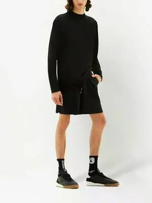 COURREGES Logo-embroidered Casual Shorts