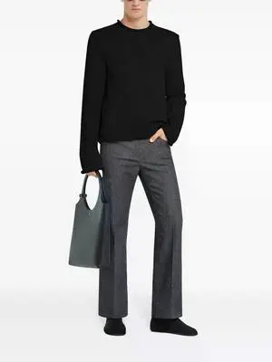 COURREGES Crew-neck Long-sleeve Sweater