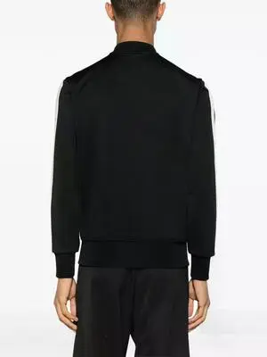Palm Angels Logo-embroidered Track Jacket - Black