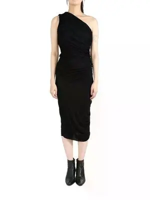 Rick Owens Draped Midi Dress