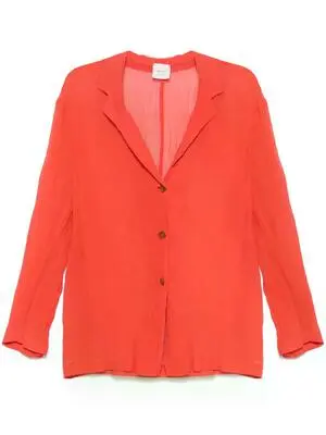 ALYSI Crinkled Effect Blazer