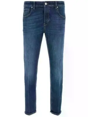 PT TORINO Washed Effect Slim Cut Jeans