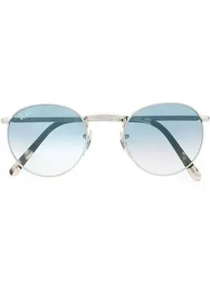 Ray-ban Tinted Round-frame Sunglasses - Silver