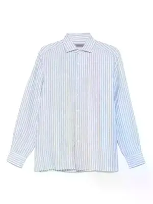 Corneliani Linen Shirt - Blue