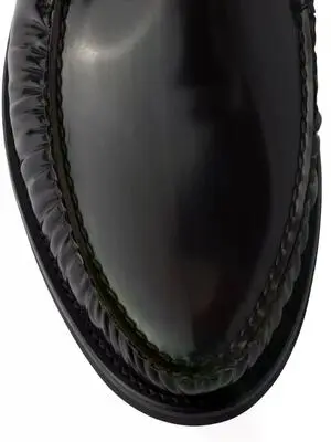 Prada Brushed Leather Loafers