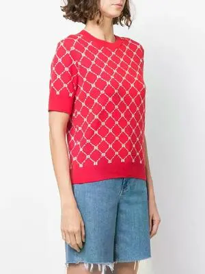 Sonia Rykiel Paris Monogram Knitted Top