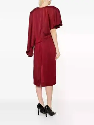 Stella McCartney Asymmetric Maxi Dress - Red