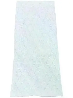 REJINA PYO Justine A-line Skirt - Blue