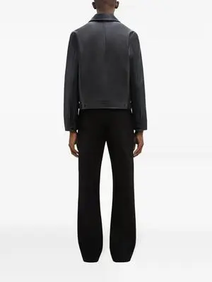 COURREGES Leather Shirt Jacket