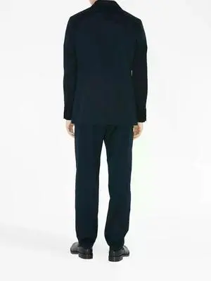 Burberry Tailored Cotton Trousers - Blue
