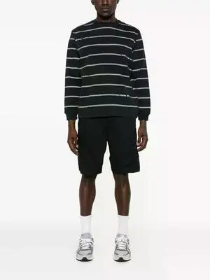 Stone Island Garment Dyed Stretch Cotton Cargo Shorts