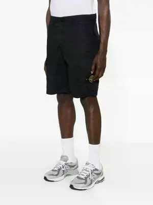 Stone Island Stretch Cotton Tela 'paracadute' Cargo Shorts