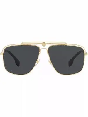 Versace Pilot-frame Sunglasses - Grey