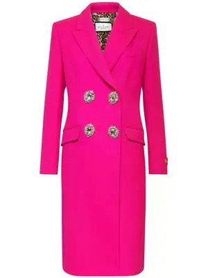 Philipp Plein Crystal-embellished Wool Coat