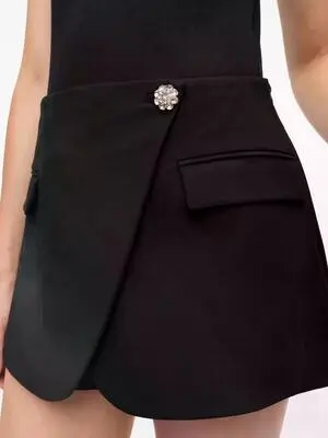 GANNI Draped-panel Shorts