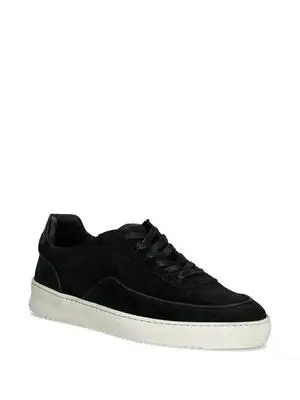 Filling Pieces Suede Lace-up Sneakers - Black