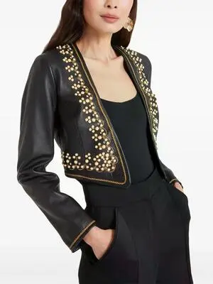 TEMPERLEY LONDON Salerno Embroidered Cropped Jacket