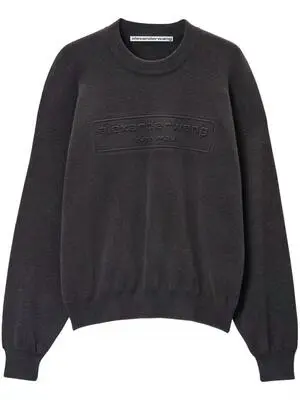 Alexander Wang Logo-embossed Sweater