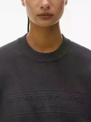 Alexander Wang Logo-embossed Sweater