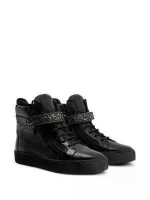 GIUSEPPE ZANOTTI Coby Deluxe Leather Mid-top Sneakers