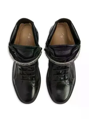 GIUSEPPE ZANOTTI Coby Deluxe Leather Mid-top Sneakers