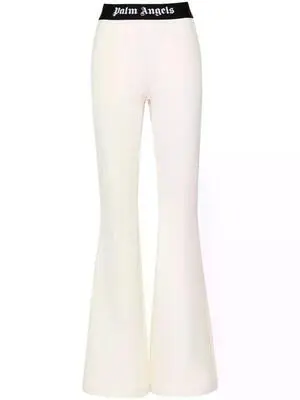 Palm Angels Logo-tape Flared Track Pants