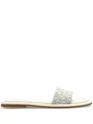 Michael Kors Dana Embossed Monogram Slides
