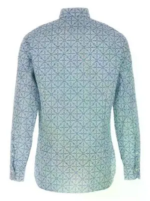 BARBA NAPOLI Patterned Long-sleeve Shirt