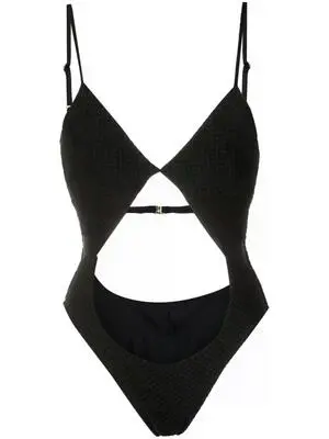AMIR SLAMA Cut-out Swimsuit - Black