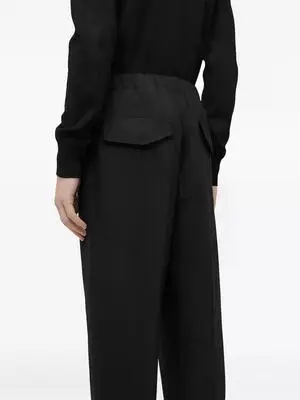 JIL SANDER Elasticated-waistband Cotton Trousers