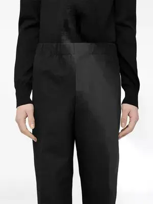 JIL SANDER Elasticated-waistband Cotton Trousers