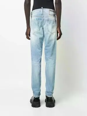 Dsquared2 Low-rise Slim-fit Jeans - Blue