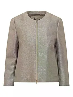 Herno Sequinned Jacket - Brown