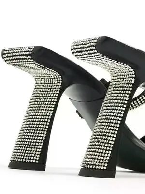 Benedetta Bruzziches Embellished Square Toe Sandals