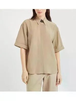 Brunello Cucinelli Crêpe De Chine Shirt
