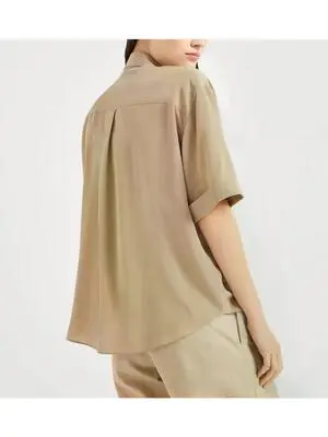Brunello Cucinelli Crêpe De Chine Shirt