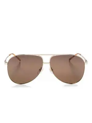 Gucci Pilot-frame Sunglasses - Neutrals