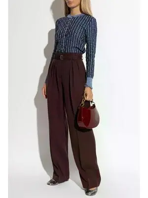 LANVIN Metallic Knitted Cardigan