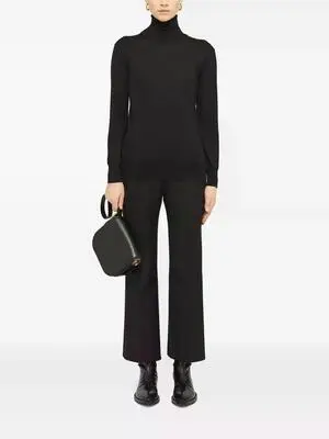 JIL SANDER Cotton Cropped Trousers