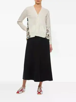 Extreme Cashmere High-waisted Draped Skirt