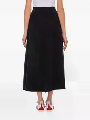 Extreme Cashmere High-waisted Draped Skirt