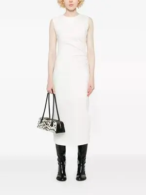 BLANCA VITA Ruched Maxi Dress