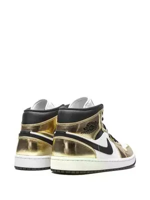 JORDAN Air 1 Mid Se Sneakers - Gold