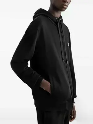 Dolce & Gabbana Logo-plaque Hoodie - Black