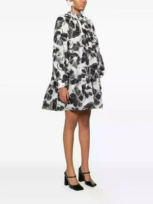 Stine Goya Anemone Jacquard Tier Mini Dress