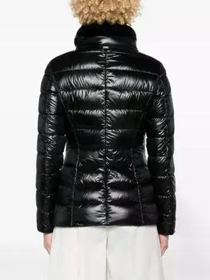 Herno Belted High-neck Down Jacket - Black