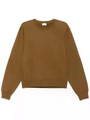 Saint Laurent Logo-embroidered Sweatshirt