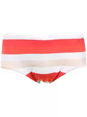AMIR SLAMA Striped Swim Briefs - Red