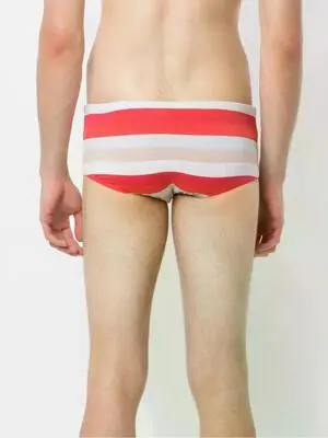 AMIR SLAMA Striped Swim Briefs