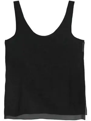 Gauchère Sleeveless Silk Blouse
